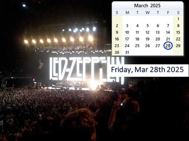 Just In: Led Zeppelin 2025 Live Concert To Be Held At The O2 Arena - My ...